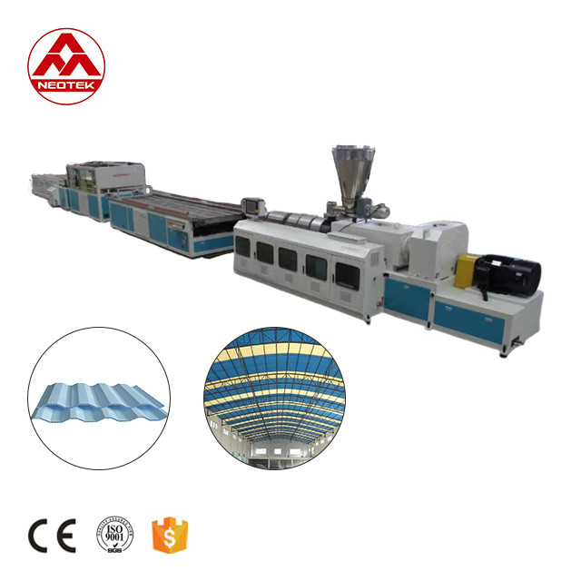 24000x6000x3500 PVC Hollow Sheet Extrusion Line with 38CrMoALA Screw ...